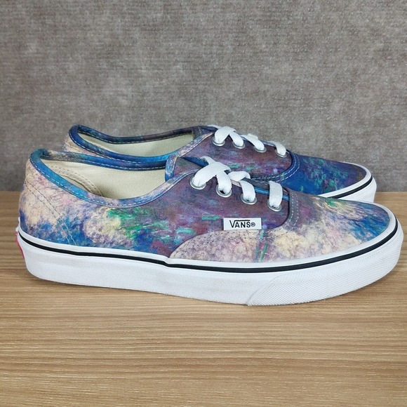 Vans | Shoes | Vans Moma Sneakers Adult Womens 55 Mens 4 Water Lilies ...